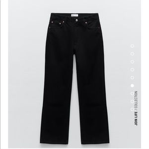 Zara | Jeans | Nwt Zara High Rise Black Straight Leg Jeans | Poshmark